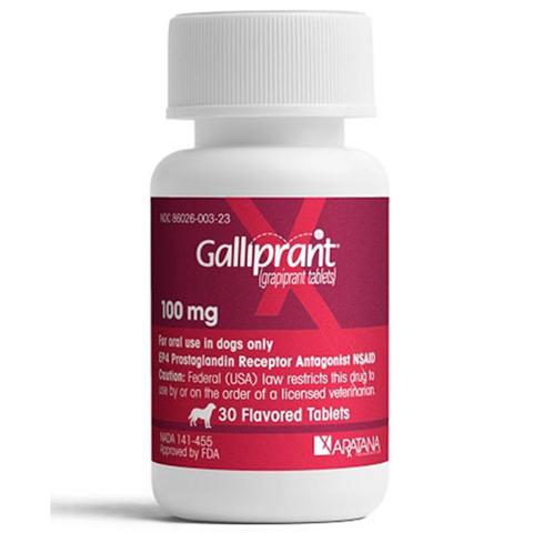 Galliprant (grapiprant tablets) Flavored Tablets for Dogs, 30 Count ...